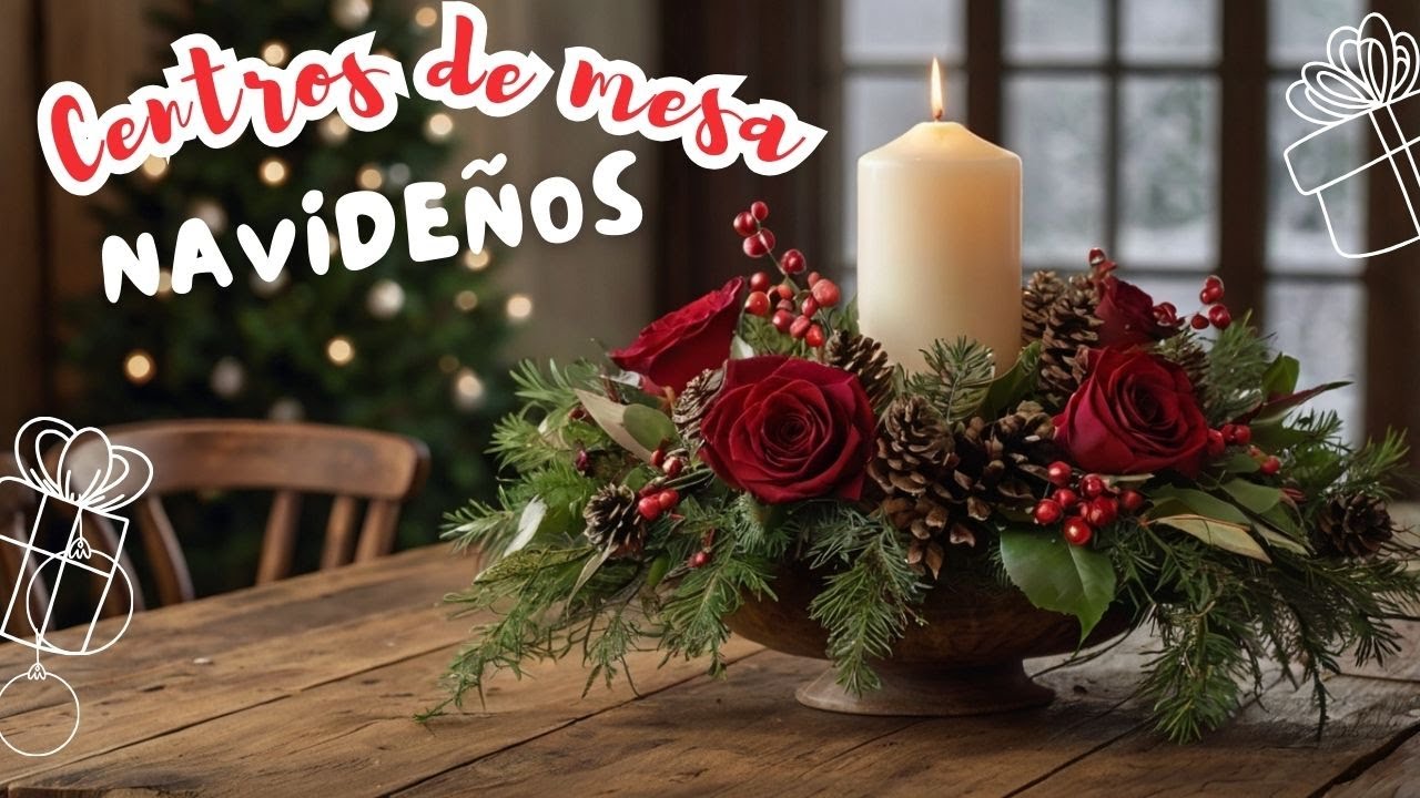 Cómo crear un centro de navidad elegante para navidad con las ...