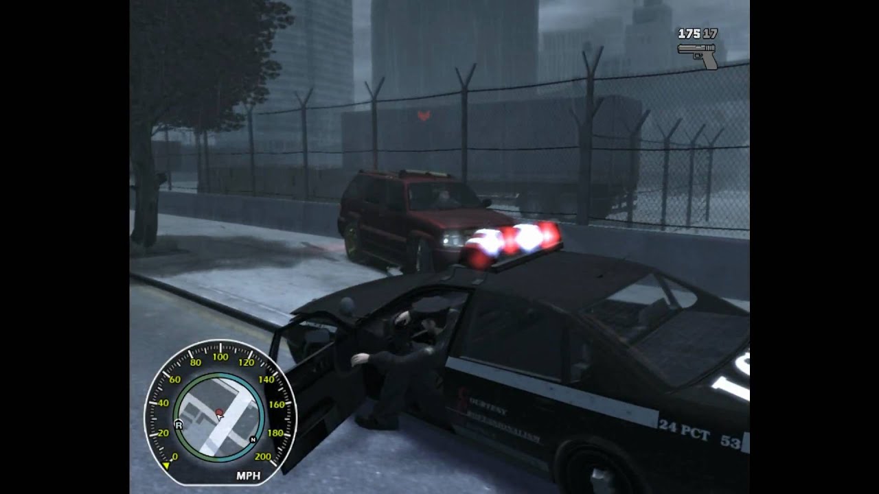 GTA IV - World's slowest arrest - First Response Mod - YouTube