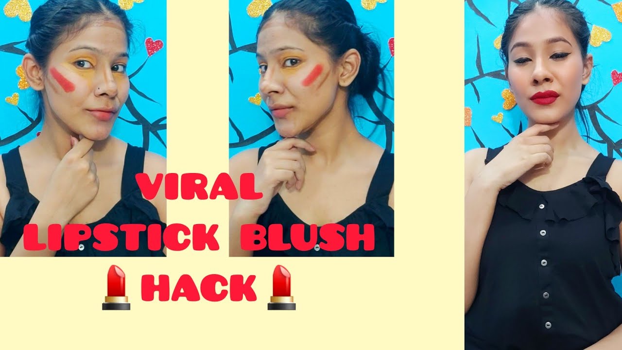 Trying Out Viral Blush Hack|Does It Work? - YouTube