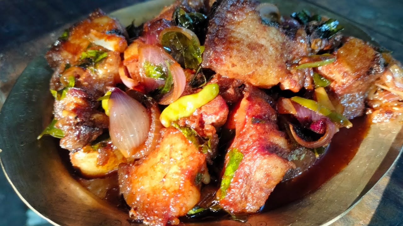 SPICY CHILLI PORK RECIPE WITH GRAVY | STIR FRY PORK RECIPE | HOW TO ...