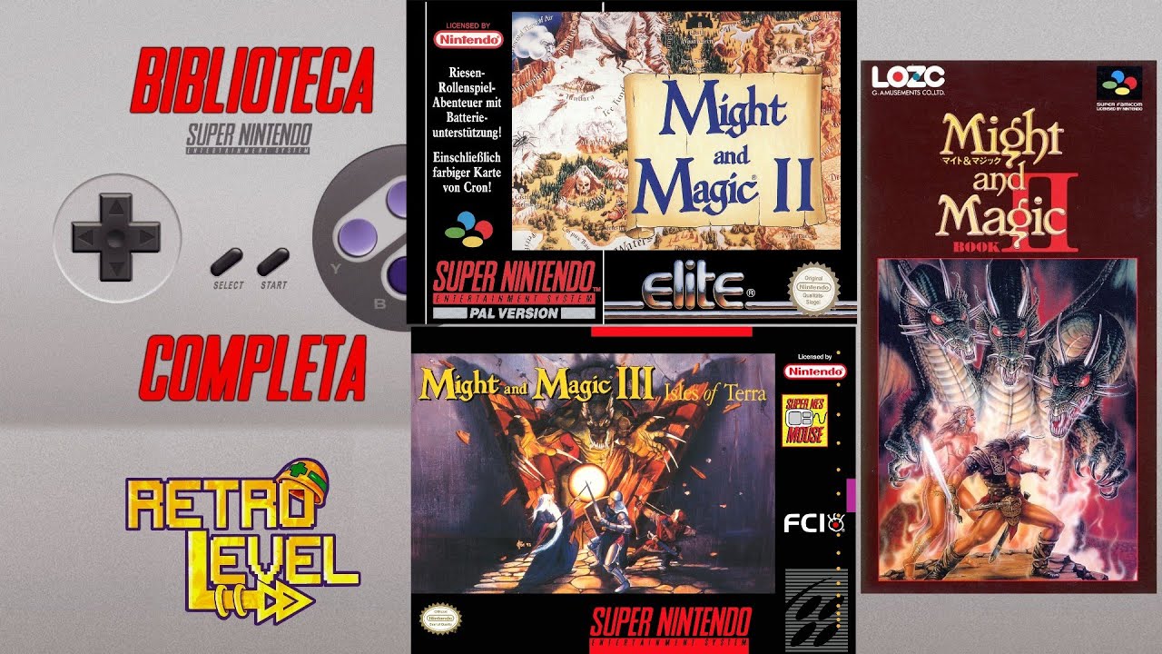 Might and Magic II, III e Book Two - Biblioteca COMPLETA do Super ...