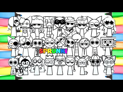 Sprunki New Coloring Pages : How To Color NEW Sprunki Pyramixed, OC and ...
