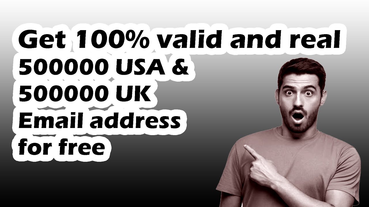 Get 1000000 UK And 500000 USA Valid Email Address For Free Download Free USA And UK Email get-1000000-uk-and-500000-usa-valid-email-address-for-free-download-free-usa-and-uk-email