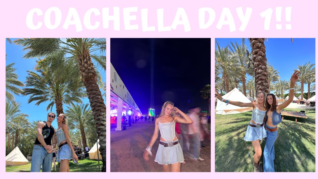 I WENT TO MY FIRST FESTIVAL!!! (COACHELLA DAY 1) - YouTube