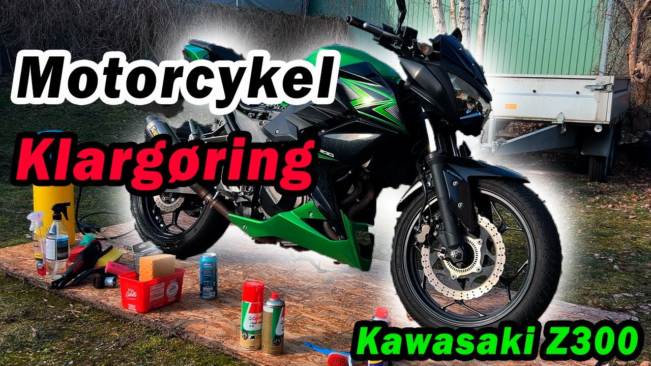 Gør Min Motorcykel Klar Til Sæsonstart! | Kawasaki Z300 - YouTube