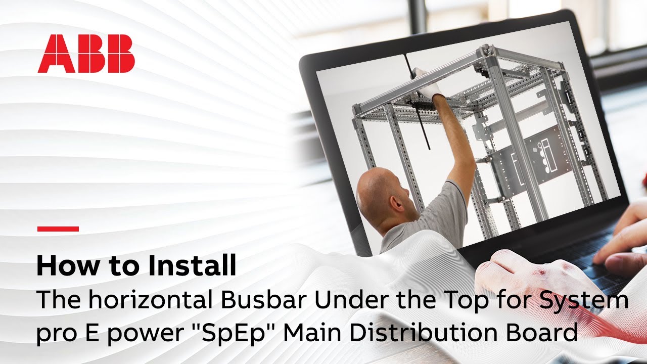 How to install the horizontal Busbar Under the Top for System pro E ...