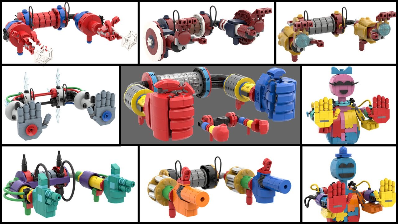 ALL LEGO GRAB PACK POPPY PLAYTIME CHAPTER 5 for Real Life - YouTube