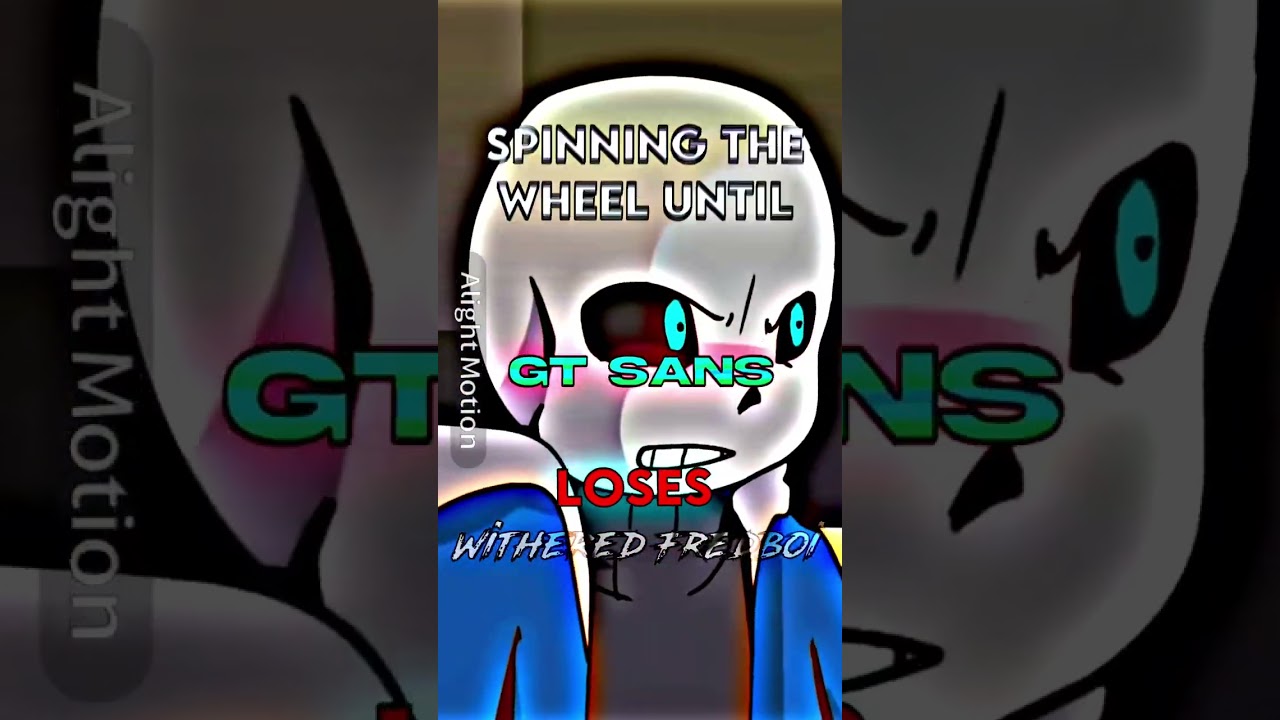 Spinning the Wheel until GT Sans Loses #shorts #fyp #sansaus # ...