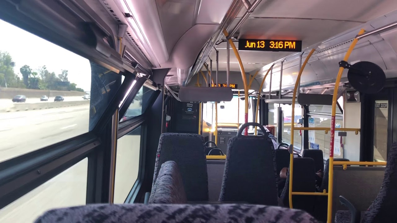 Foothilltransit New flyer on Silver Streak, ride video from Montclair ...