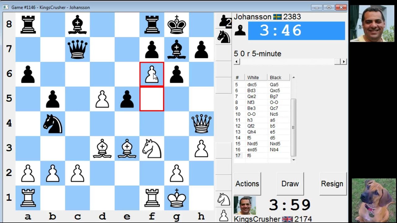 LIVE Blitz #2173 (Speed) Chess Game: White with Pirc: Austrian attack ...