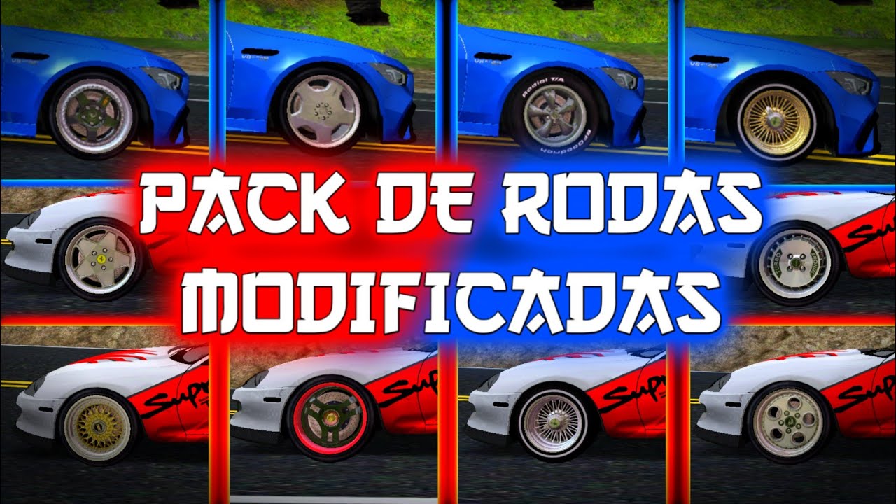 (GTA SA MODS#34)PACK DE RODAS MODIFICADAS - YouTube