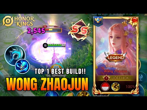 DEADLY FREEZE!! Wang Zhaojun's The Best Mid Laner - Top 1 Best Build in Honor Of Kings