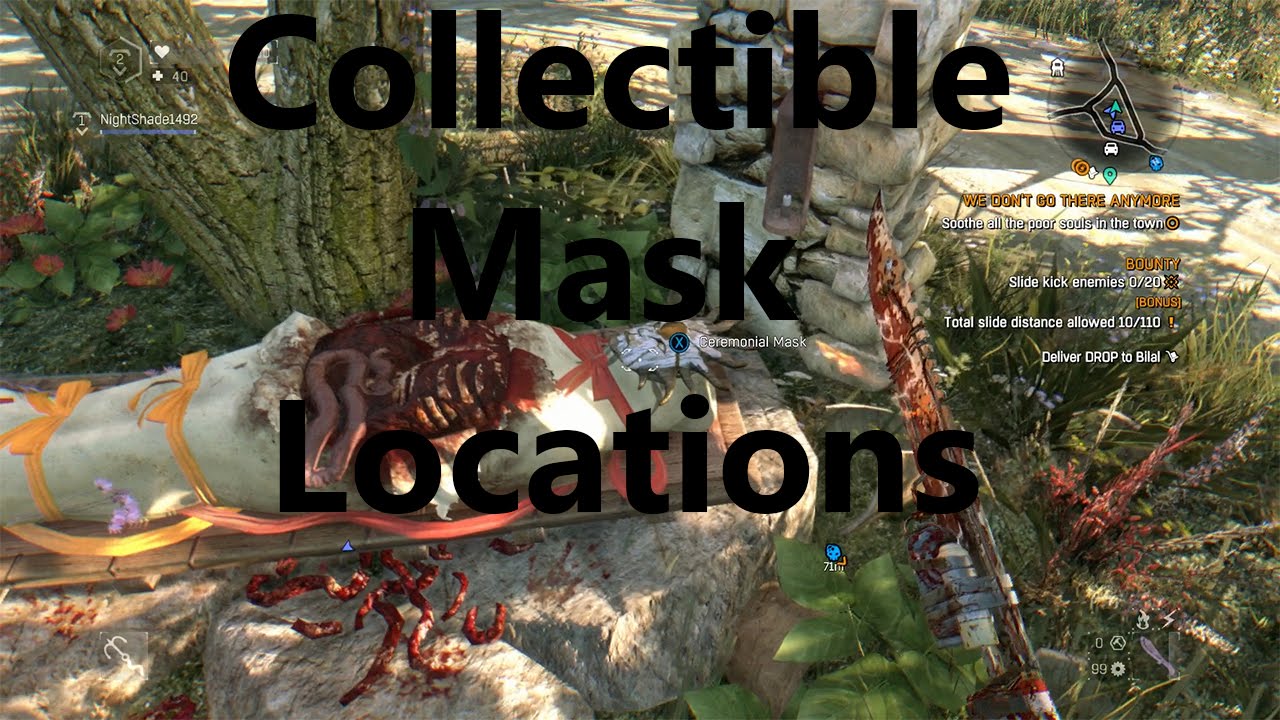 Ceremonial Mask Locations - Dying Light: The Following - YouTube