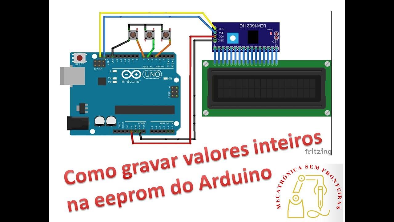 Como gravar números inteiros na eeprom do Arduino - YouTube
