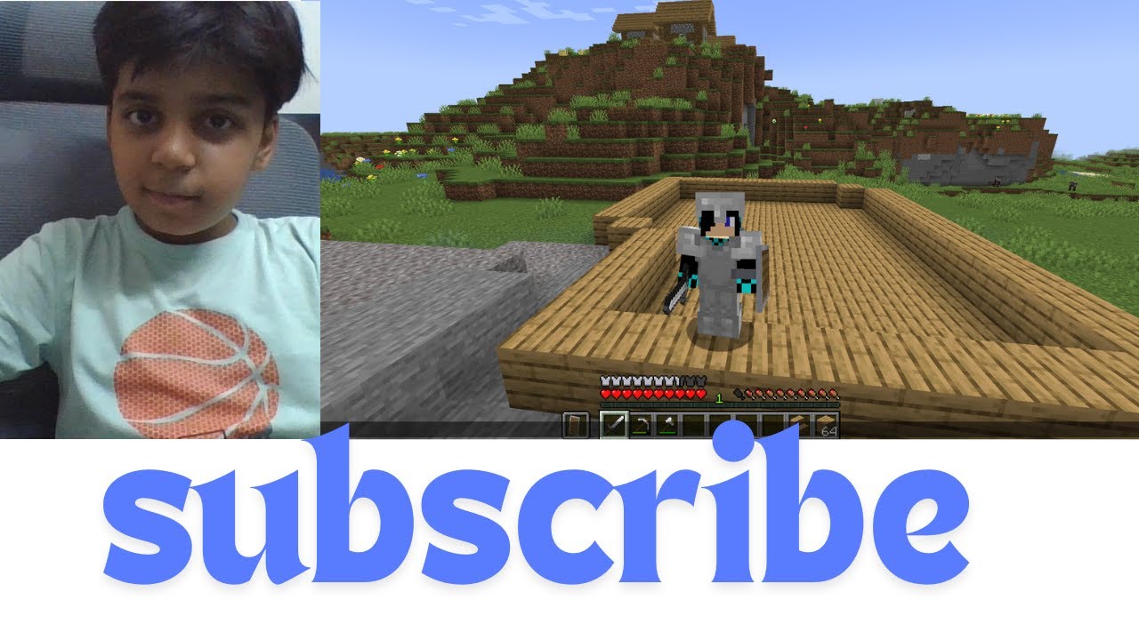 Minecraft single player part 2 making house for survival - YouTube