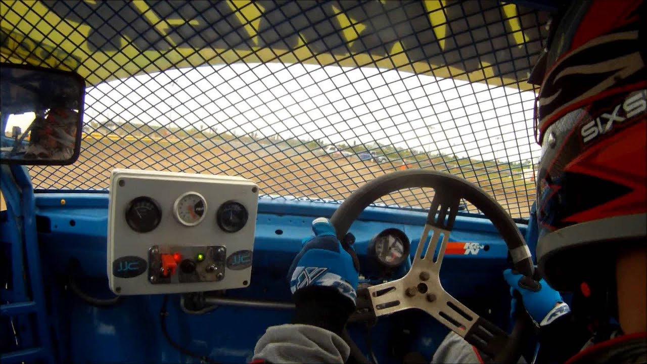 Autograss Class 2 On Board with SC455 Kye Barker @Moonlight Madness ...