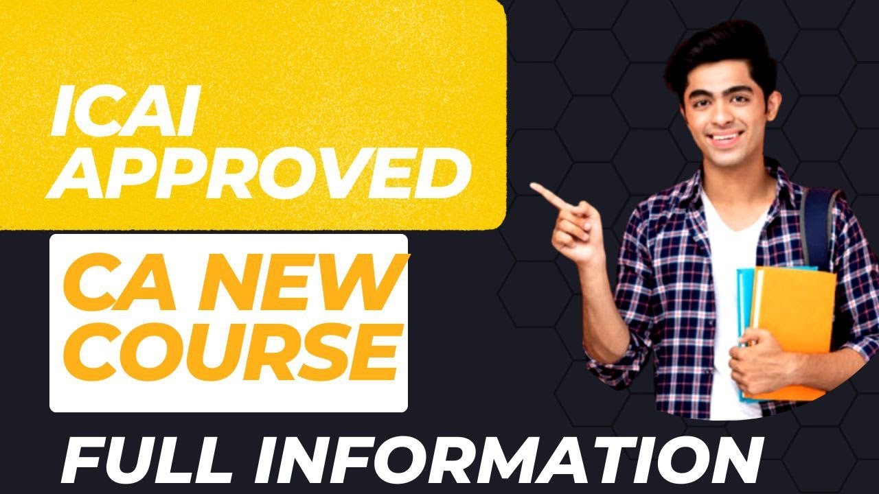ICAI Approved CA New Course || Full Information Regarding - Stipend ...