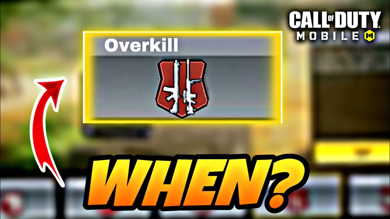 😳 COD Mobile Almost Forgotten About Overkill perk? 💔 @callofdutymobile ...