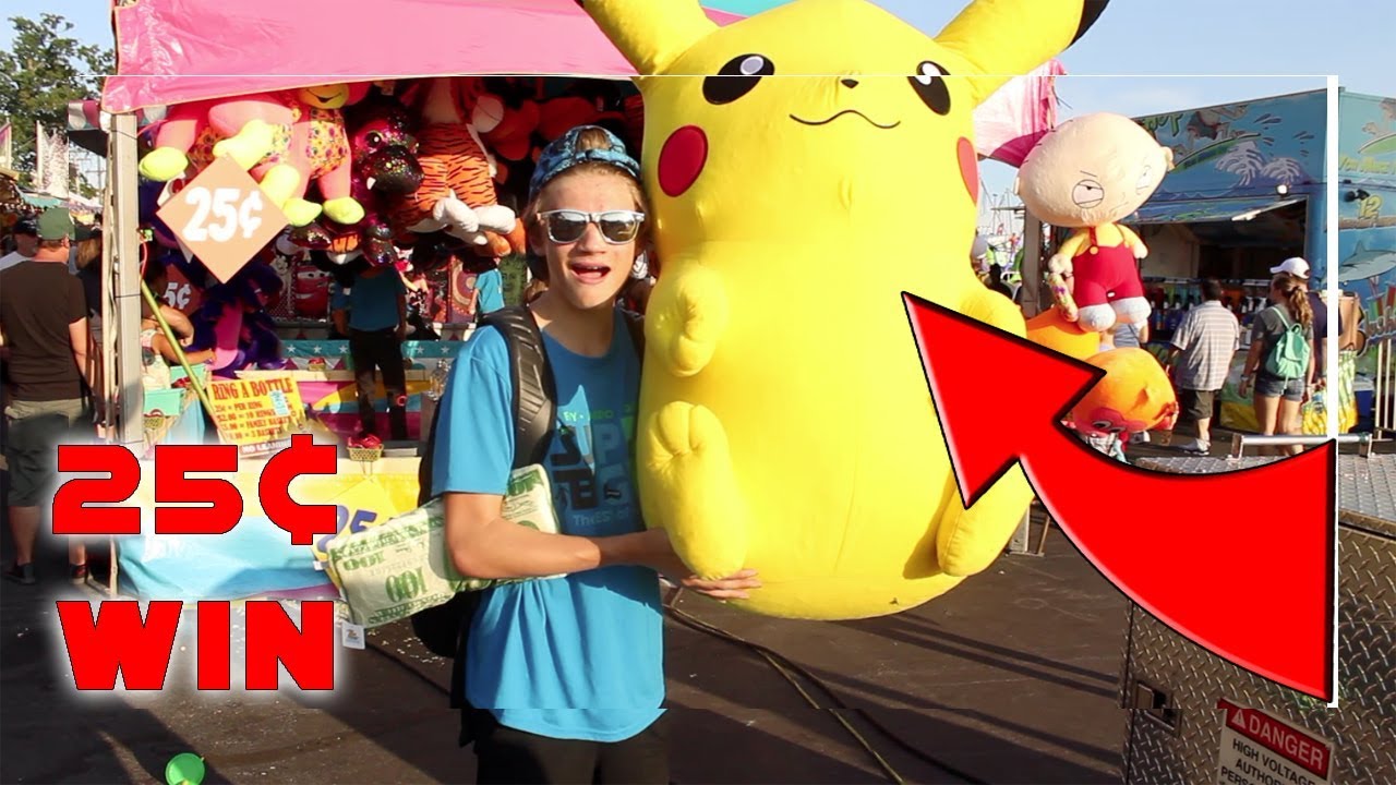 I WON the Biggest Prize At The Carnival!(HUGE WIN) - YouTube