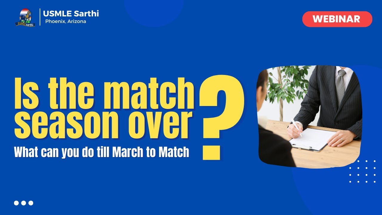 match timeline: Jan to March & program outreach - YouTube