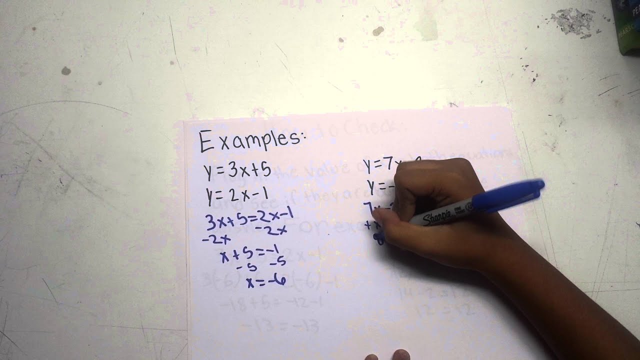 Equal Values Method by Melanie Campos Per.1 - YouTube