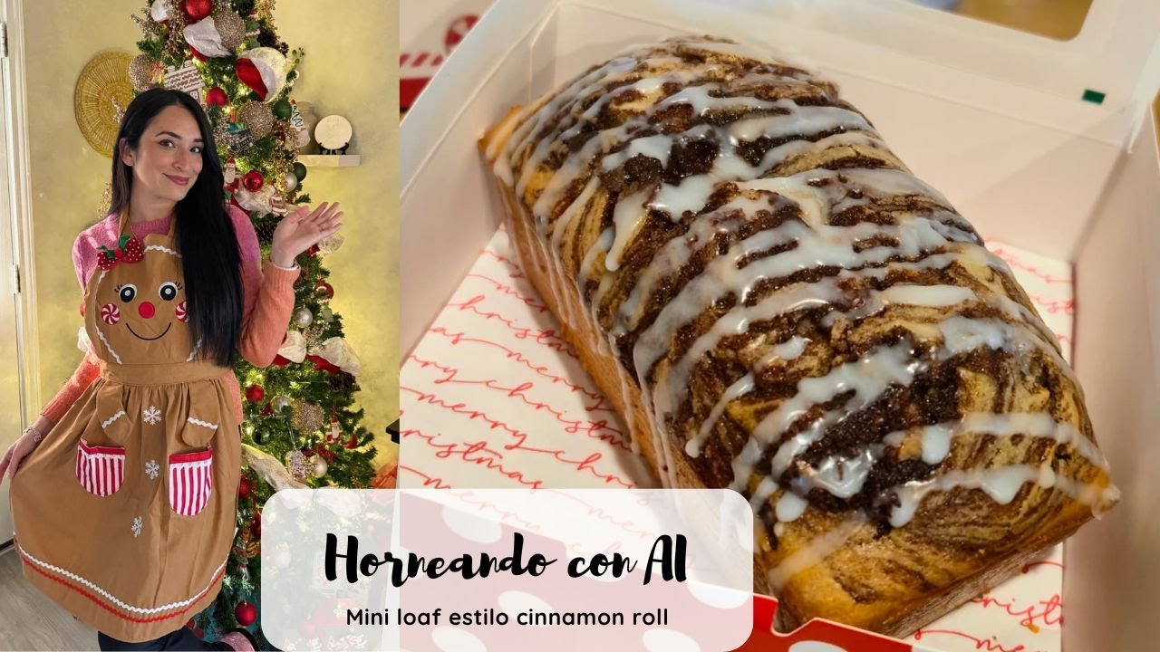 Horneando con AI: Mini loaf estilo cinnamon roll - YouTube