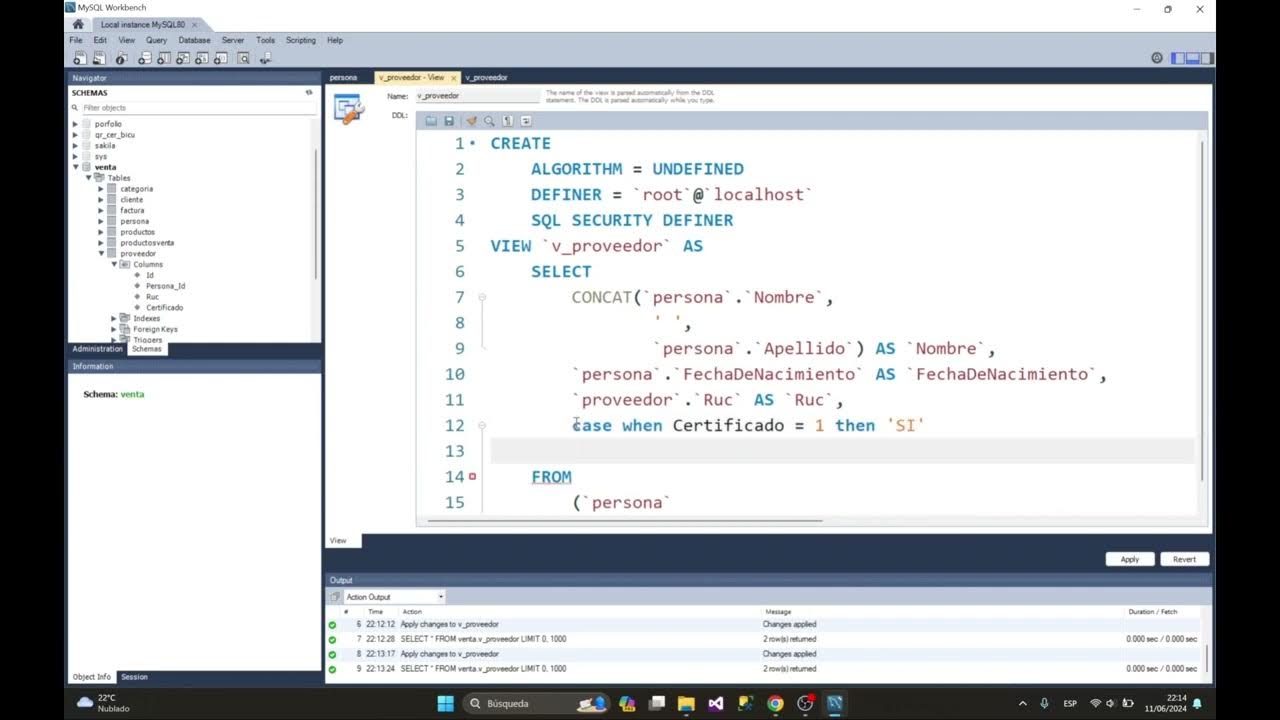 9 - VIEWS (Vistas)- Parte 1 - MySql - YouTube