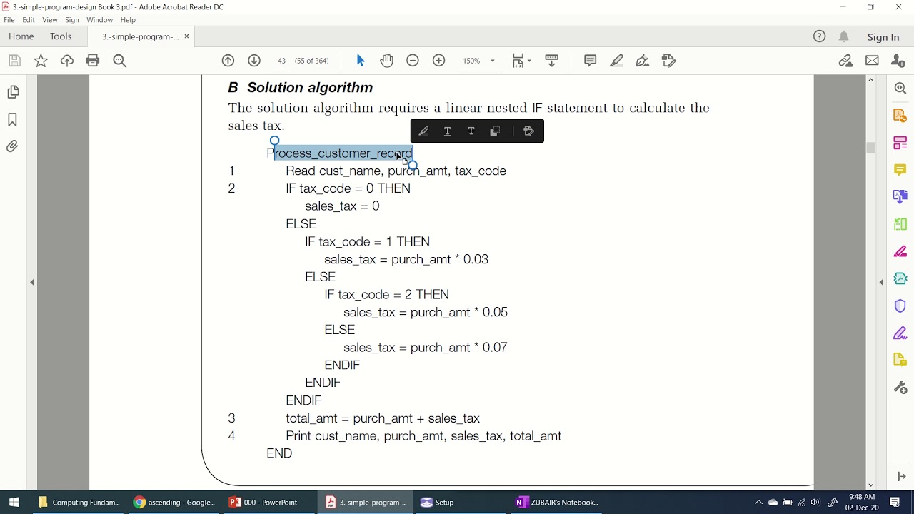 17 - IF Statement | Example 4.2 | Chapter 4 | Simple Program Design by ...