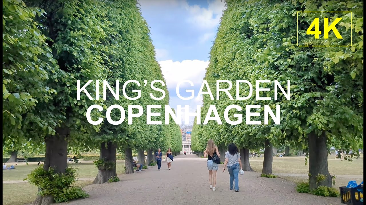 COPENHAGEN | The King's Garden (Kongens Have) | 4K Walk - YouTube