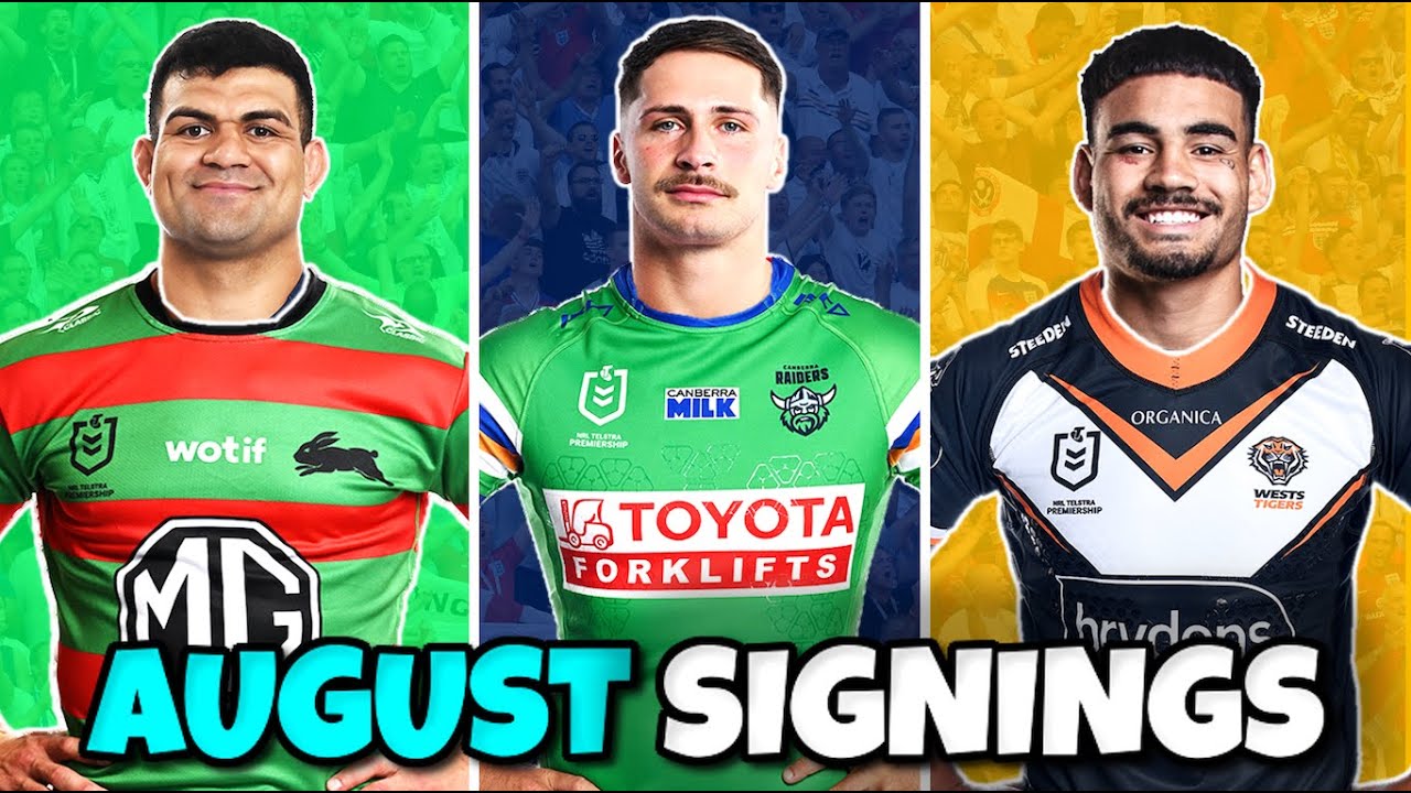 2025 AUGUST NRL PLAYER MOVEMENTS & POTENTIAL SIGNINGS! - YouTube