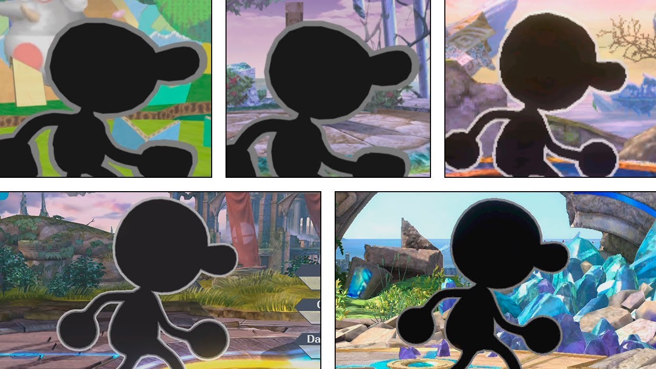 Super Smash Bros Ultimate | Mr Game & Watch Evolution | 2001-2018 - YouTube