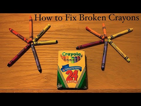 How to Fix Broken Crayons - YouTube