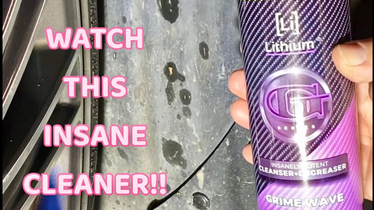 How To Remove Tar and Grime! Degreaser Lithium Grime Wave - YouTube
