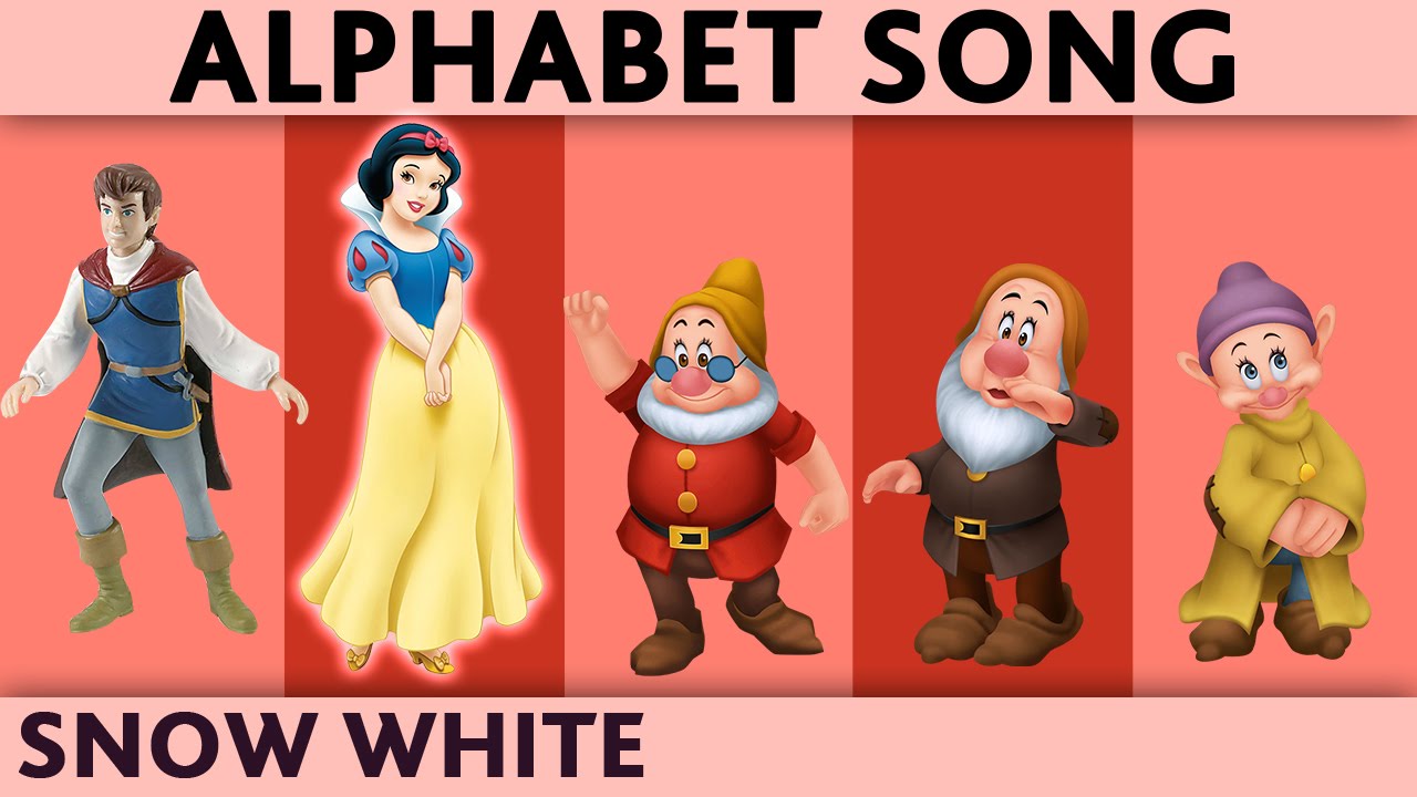 DISNEY SNOW WHITE Videos ABC Song Alphabet Song ABC Nursery Rhymes ABC ...