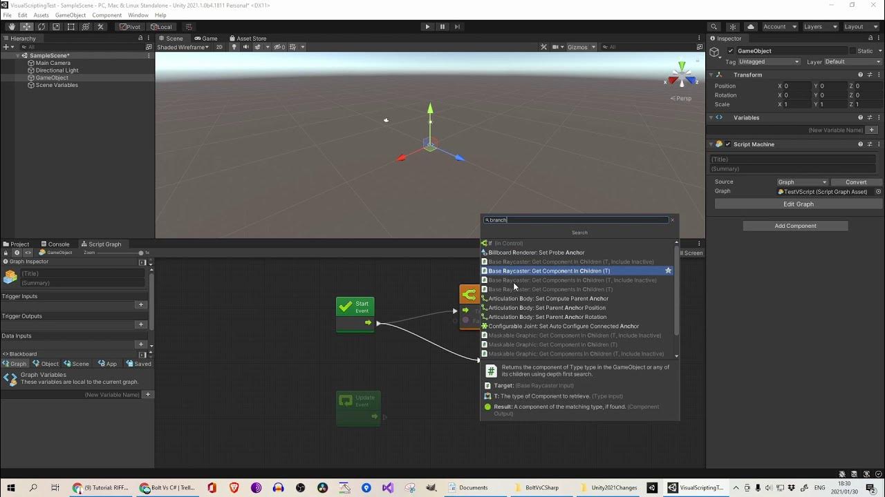 Bolt Changes in Unity 2021 (Now Visual Scripting) - YouTube