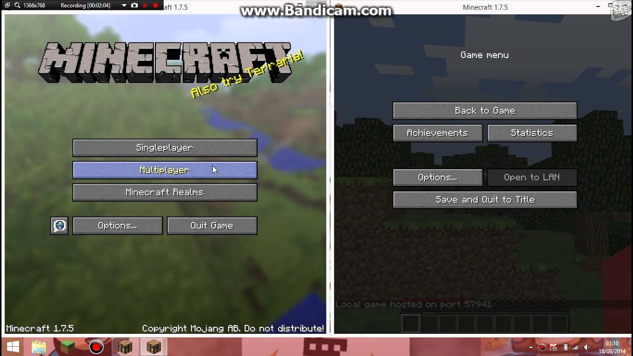 How To Make A Multiplayer World 1 7 10 YouTube How To Make A Multiplayer World 1 7 10 YouTube