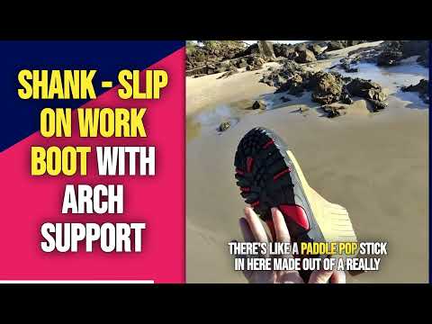 Shank - Slip on work boot with arch support