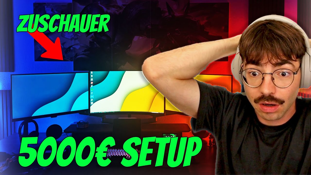 5000 EURO Gaming SETUP von einem ZUSCHAUER! Gaming Setups Bewerten ...