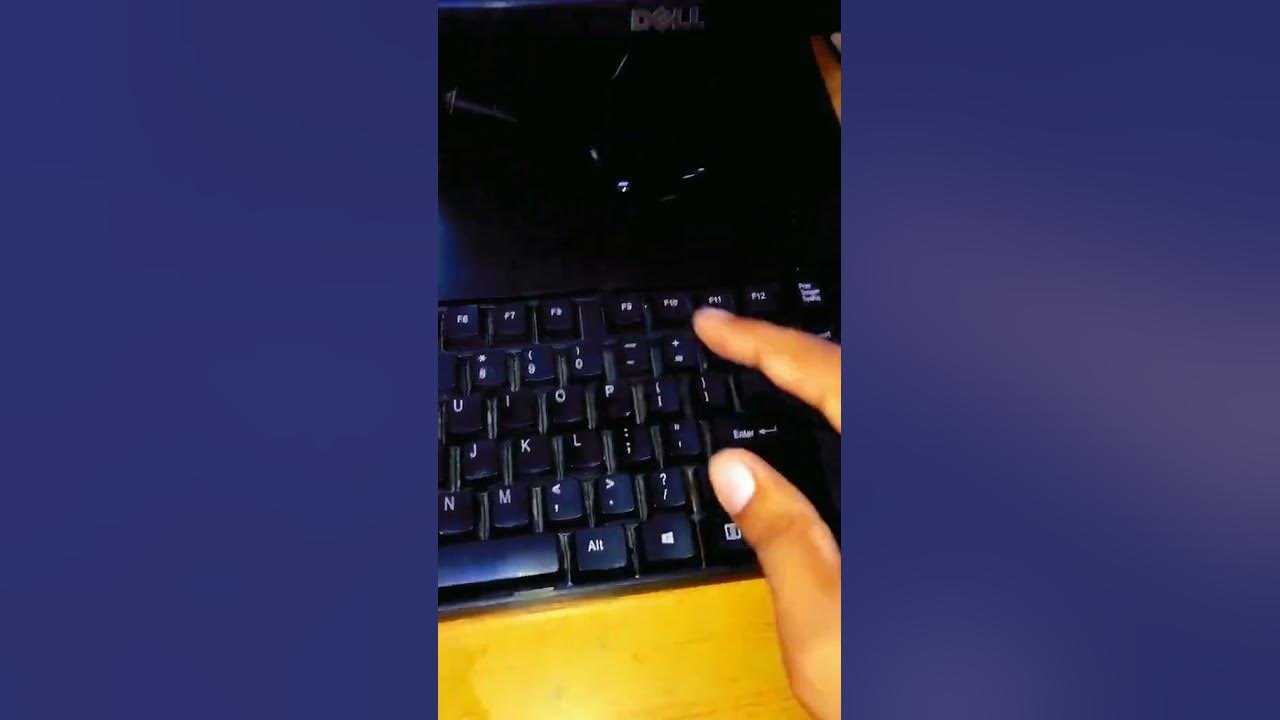 Use screen on Projector shortcut keys - YouTube
