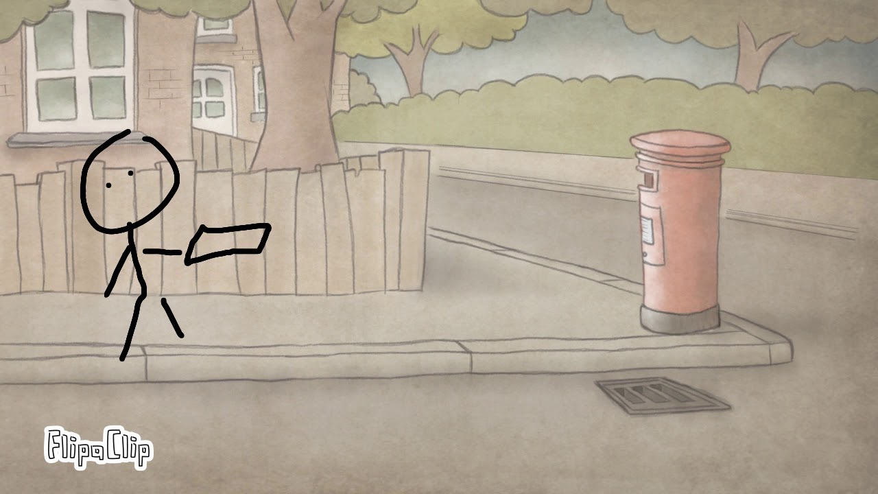 Stickman grabbing the Sunday mail. - YouTube