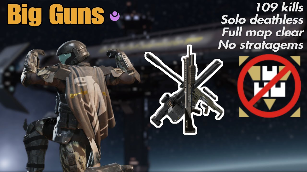 HELLDIVERS 2 - Power Weapons! No stratagems, Solo, Deathless, Full ...