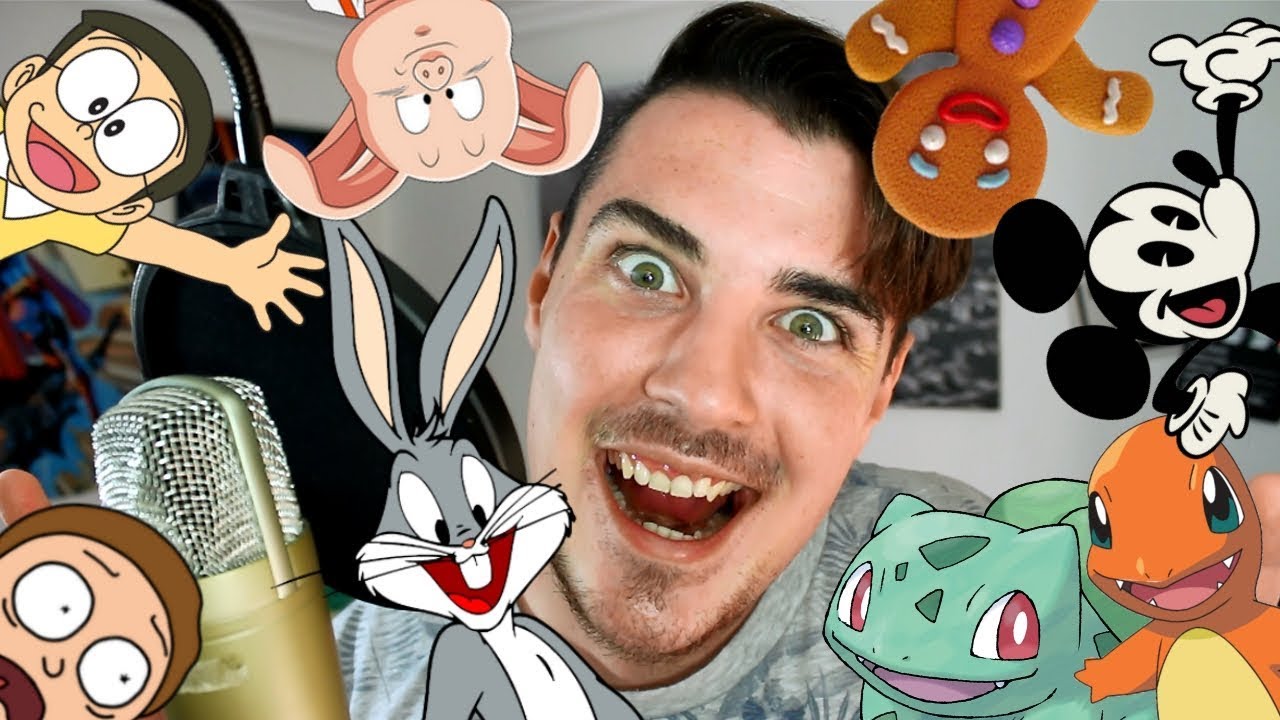 Imitando dibujos animados (+30 voces) - YouTube