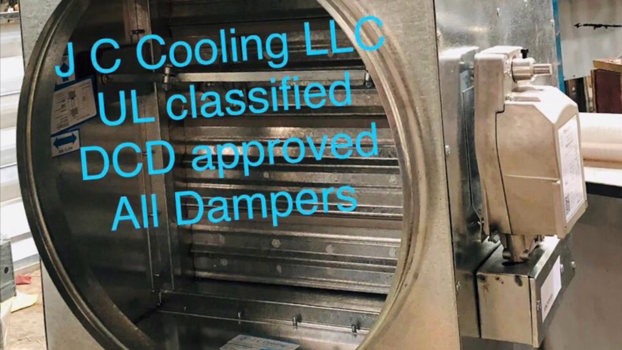 Msfd ul-555555s class 2-3 fire dampers HVAC - YouTube