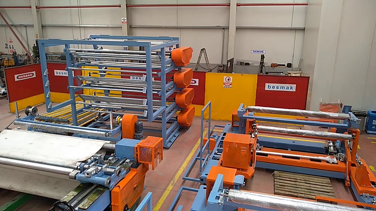 Tyre Industry Strip Manufacturing Machine - YouTube