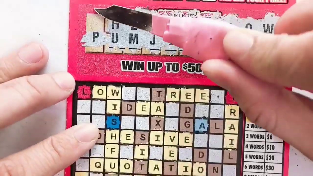 Scrabble THE LAST TICKETS FOR SEAN'S SCRATCHIN LOTTO - YouTube