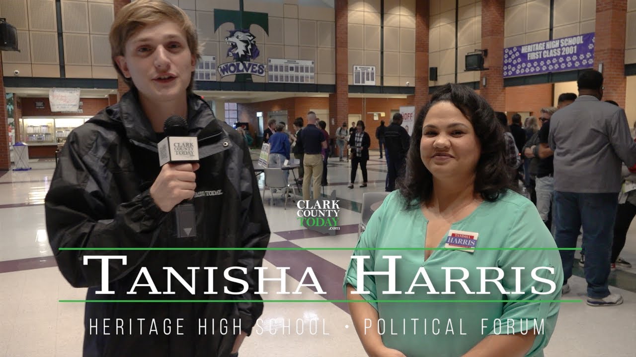Tanisha Harris • Heritage High School • Political Forum - YouTube