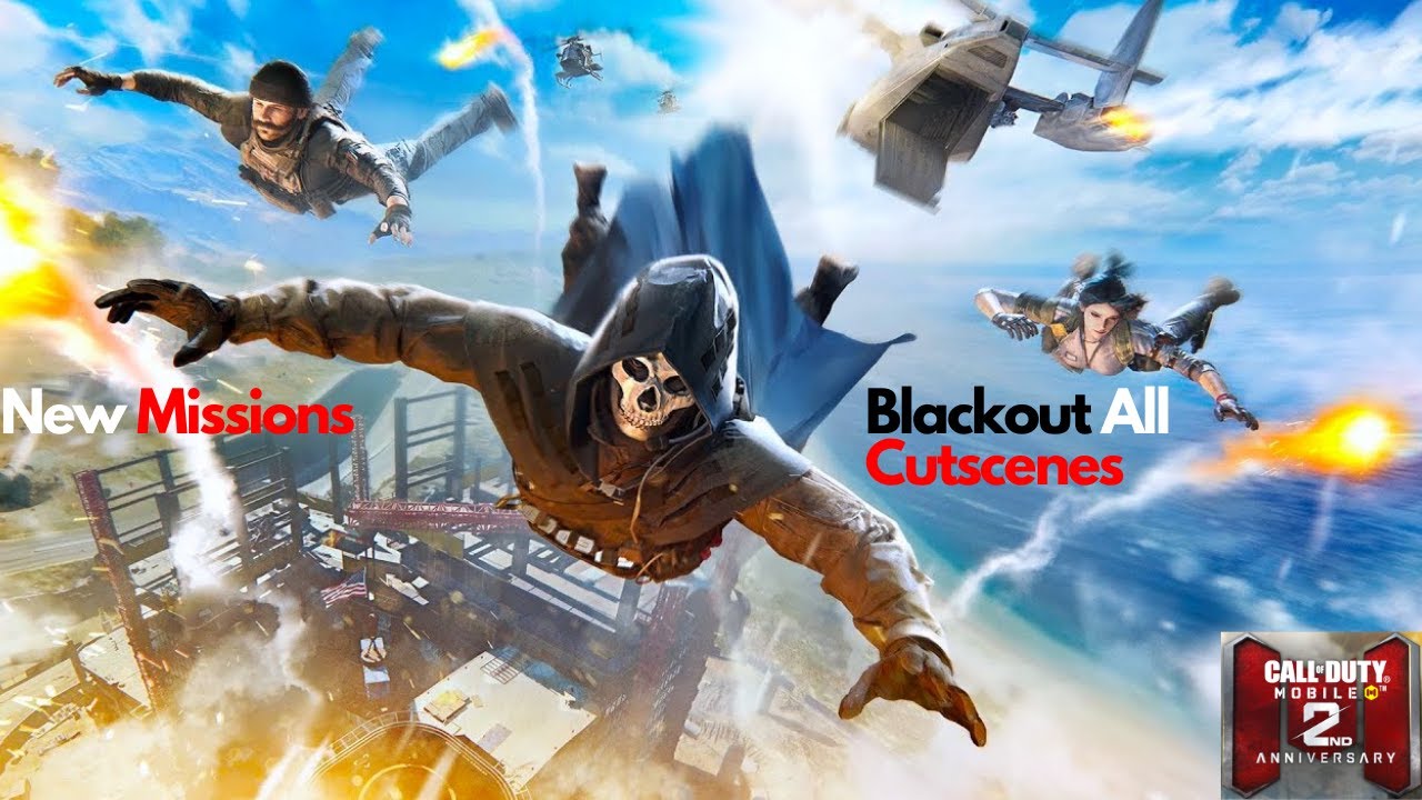 Blackout All Cutscenes CODM Nova 6 Price Roach New Missions - YouTube