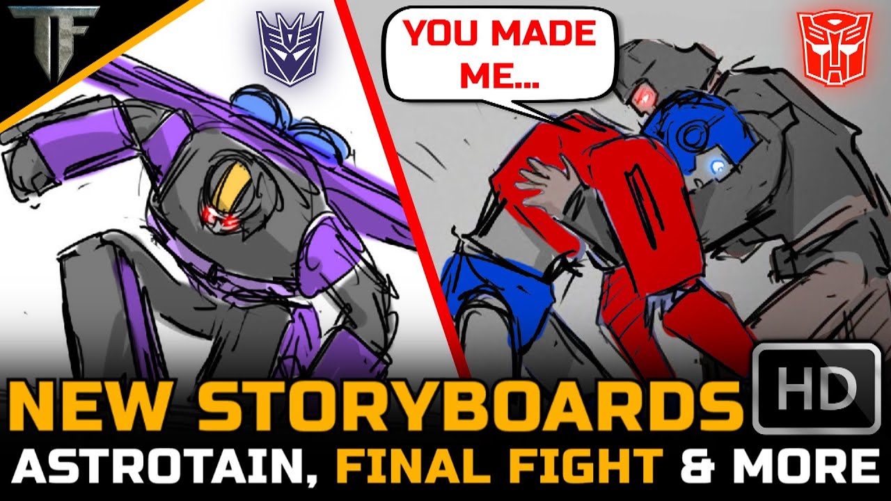 Transformers One(2024) - New Storyboard Animatics, Astrotrain, Final ...