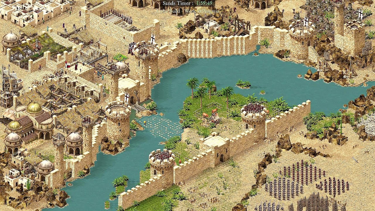Relaxed castle building | Stronghold Crusader Definitive Edition ...