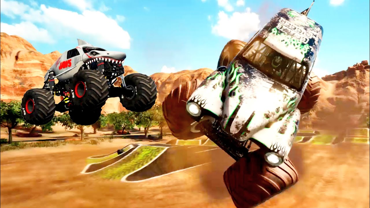 Monster Jam | Monster Trucks | Insane Monster Truck Freestyle & EPIC ...
